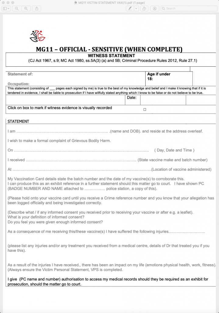 Criminal Investigation - UKCitizen - For the People by the People